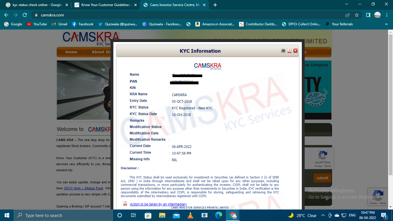 Know How to Check Your Mutual Fund KYC Status Online - M F Desk